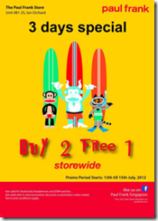 The Paul Frank Store Buy 2 Free 1 Promotion