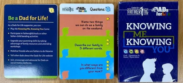 24 Feb-13 Mar 2020: Dads For Life Knowing Me Knowing You Family Card ...