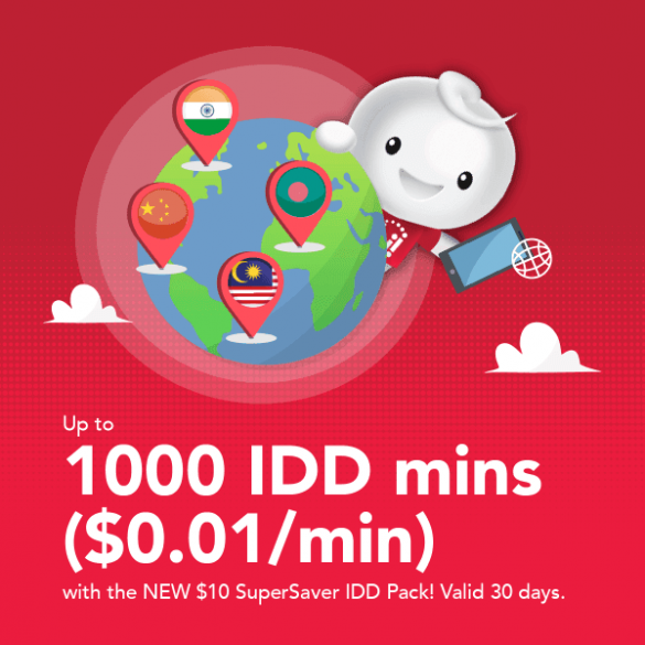 19 Mar 2020 Onward: Singtel NEW SuperSaver IDD Pack Promo - SG ...