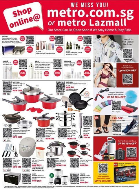 30 May 2020 Onward: Metro Online Promotion - SG.EverydayOnSales.com