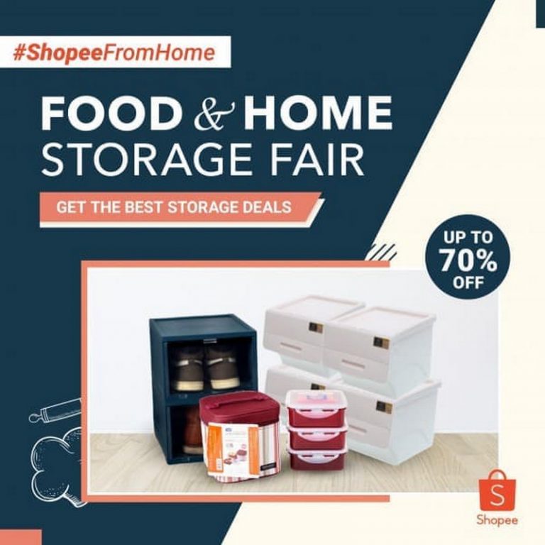 8 May 2020 Onward: Shopee Food & Home Storage Fair - SG.EverydayOnSales.com