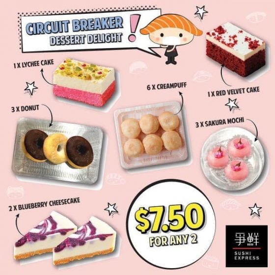 28 May 2020 Onward: Sushi Express Circuit Breaker Dessert Delights ...