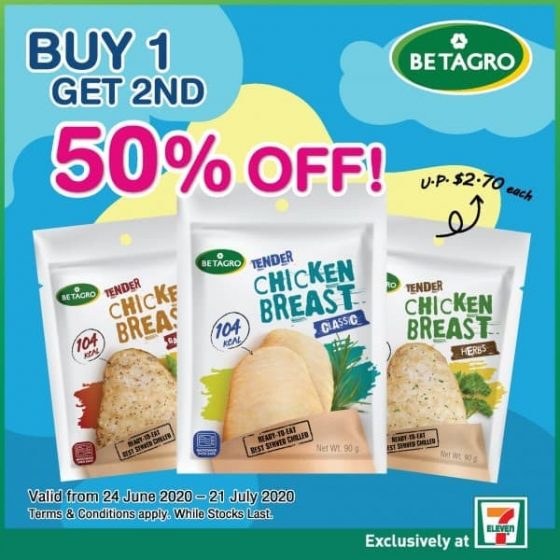 24 Jun-21 Jul 2020: Betagro Tender Chicken Breast Packs Promotion at7 ...