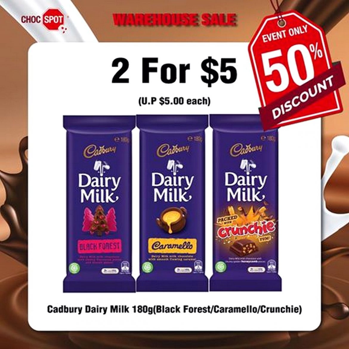 24 Jul-2 Aug 2020: Choc Spot Warehouse Sale! Up to 80% off Chocolates ...