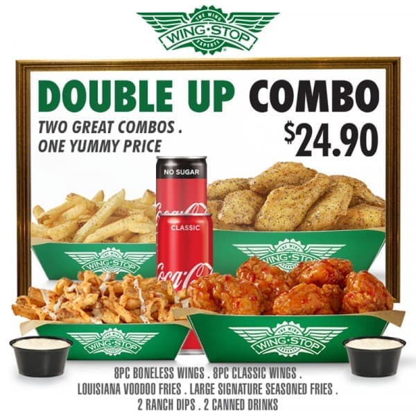 21 Jul-6 Sep 2020: Wingstop’s Double Up Combo Promotion at Hillion Mall ...