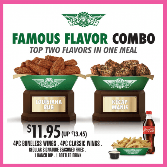 7 Sep-1 Nov 2020: Wingstop Famous Flavor Combo Promotion at City Square ...