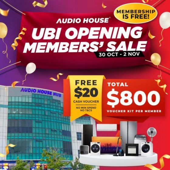 30 Oct-2 Nov 2020: Audio House Ubi Opening Members Sale - SG ...
