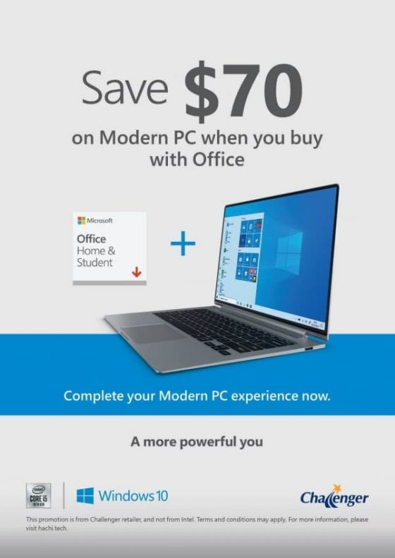 3 Dec 2020 Onward: Challenger Modern PC with Microsoft Office Promotion ...