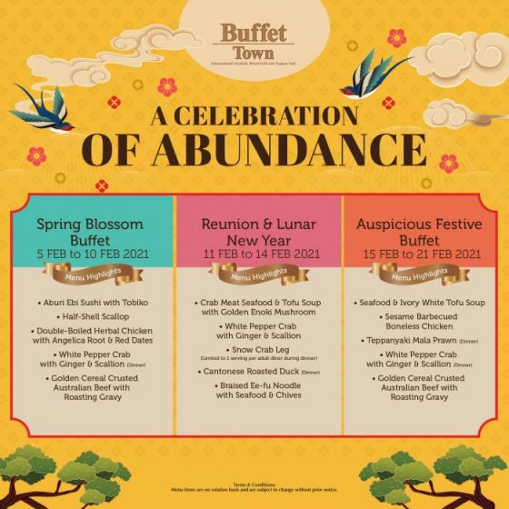 5-21 Feb 2021: Buffet Town International Buffet Chinese New Year ...