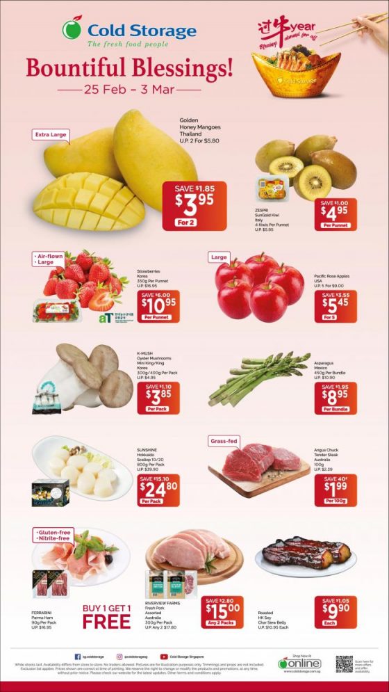 25 Feb-3 Mar 2021: Cold Storage Fresh Items Promotion - SG ...