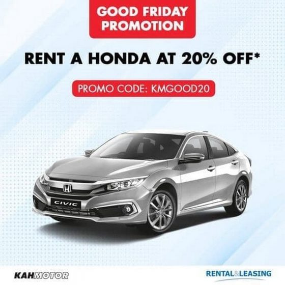 1-12 Apr 2021: Honda Rent a Honda Promo - SG.EverydayOnSales.com