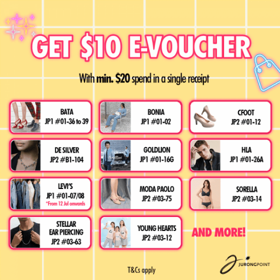 9-15 Jul 2021: Jurong Point E-Voucher Promotion - SG.EverydayOnSales.com