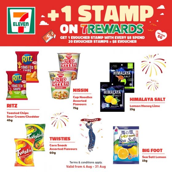 Now till 31 Aug 2021: 7-Eleven 7Rewards Promo - SG.EverydayOnSales.com