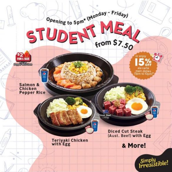 17 Nov 2021 Onward: Pepper Lunch Student Meal Promotion - SG ...