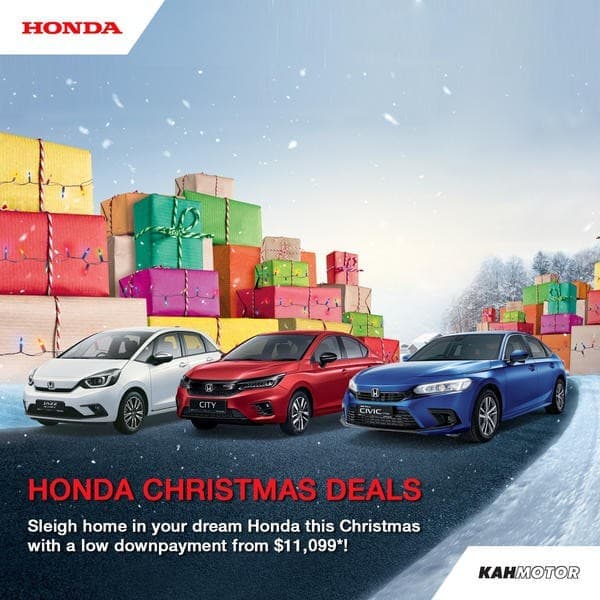 13 Dec 2021 Onward: Honda Christmas Deals - SG.EverydayOnSales.com