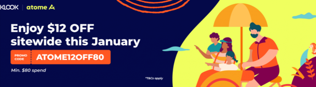 20 Jan 2022 Onward: Klook and Atome Promotion - SG.EverydayOnSales.com