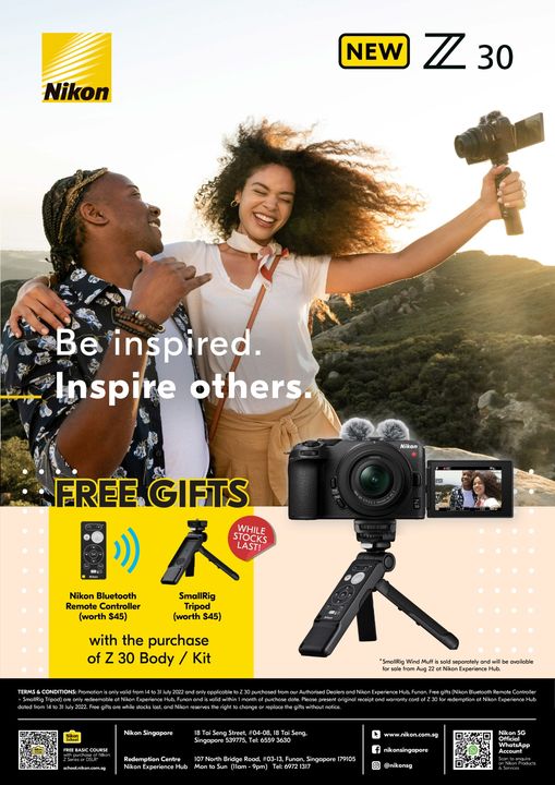 14 Jul 2022 Onward: SLR Revolution Nikon Z 30 Deal - SG.EverydayOnSales.com