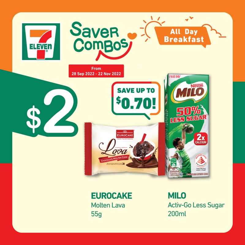 Now till 22 Nov 2022: 7-Eleven Saver Combos Deal - SG.EverydayOnSales.com