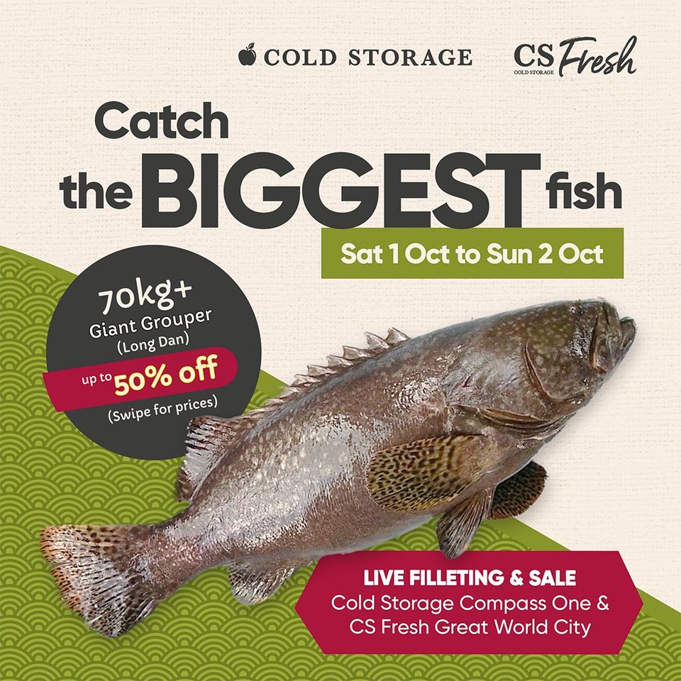 1-2 Oct 2022: Cold Storage Fresh Fish Deal - SG.EverydayOnSales.com