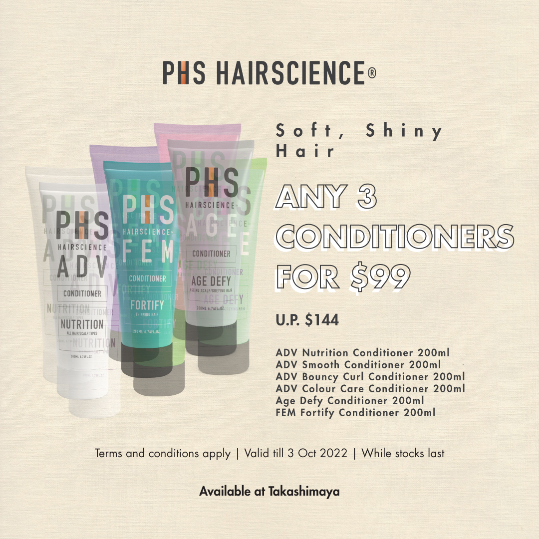 27 Sep-3 Oct 2022: PHS HAIRSCIENCE Essential Hair Care Deal - SG ...