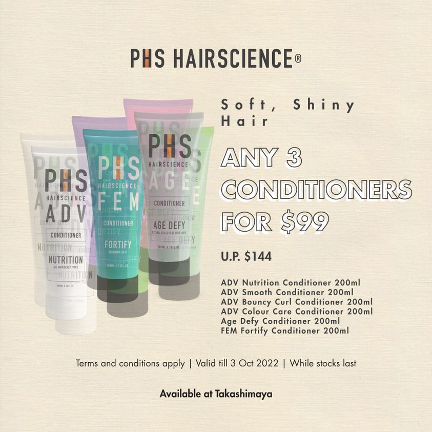 27 Sep-3 Oct 2022: PHS Hairscience Taka Bazaar Fifth Deal - SG ...