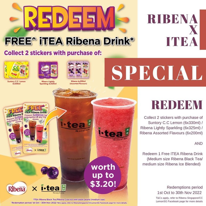 1 Oct-30 Nov 2022: RIBENA ITEA Special - SG.EverydayOnSales.com