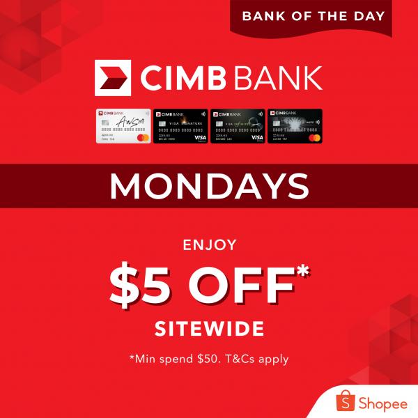 Now till 31 Dec 2022: Shopee CIMB Credit Card Monday Promotion - SG ...