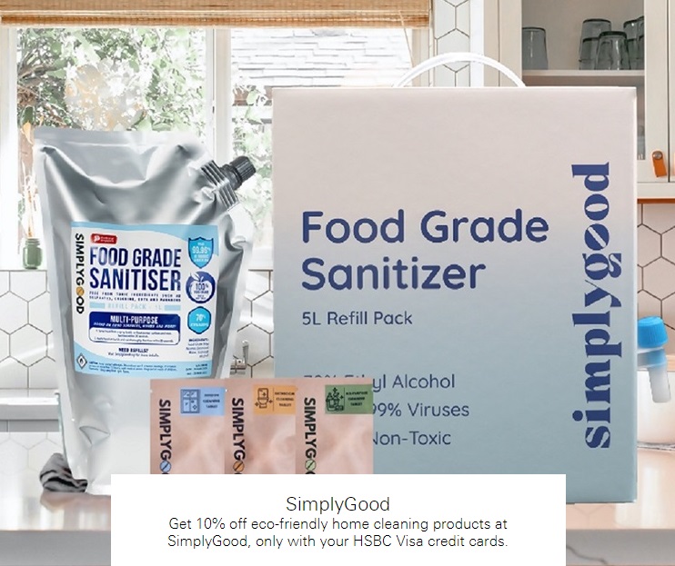 Now till 30 Sep 2022: SimplyGood 10% off Promo with HSBC - SG ...