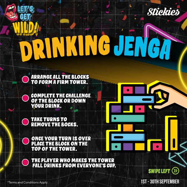 1-30 Sep 2022: Stickies Bar Go Wild or Go Home Games - SG ...