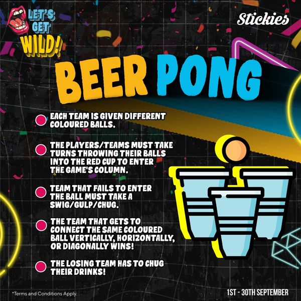 1-30 Sep 2022: Stickies Bar Go Wild or Go Home Games - SG ...