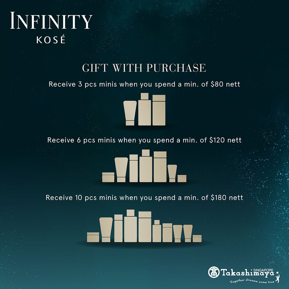 Now till 3 Oct 2022: Takashimaya Infinity Kose Deal - SG.EverydayOnSales.com