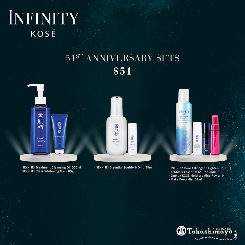 Now till 3 Oct 2022: Takashimaya Infinity Kose Deal - SG.EverydayOnSales.com