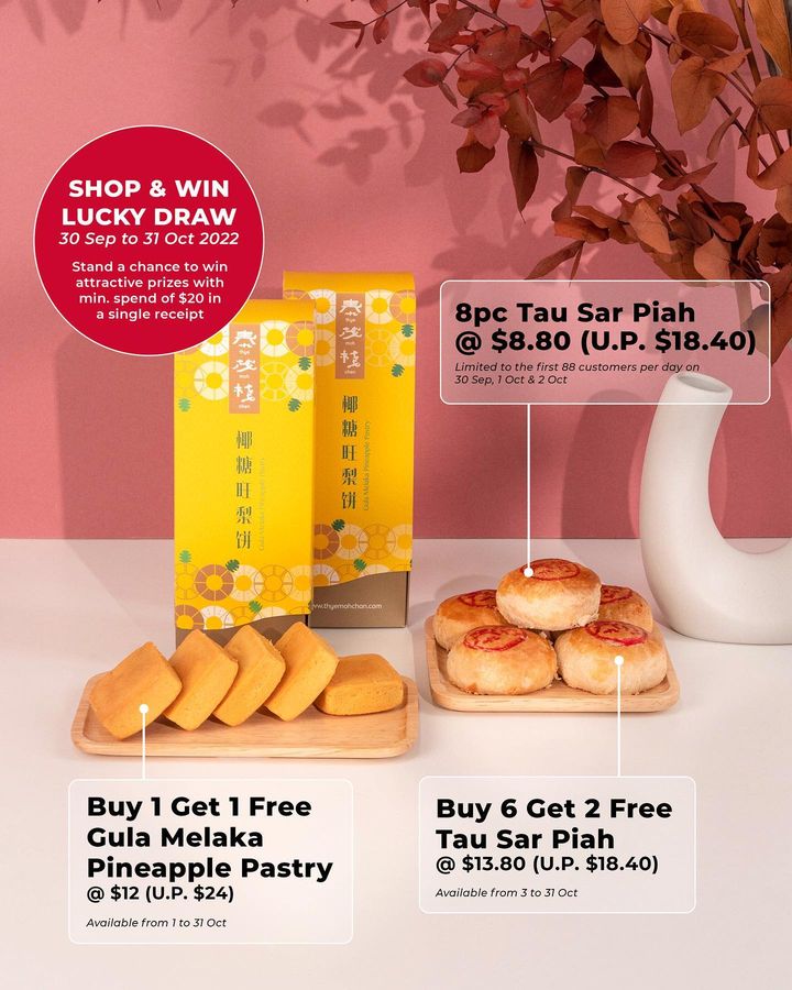 30 Sep-31 Oct 2022: Thye Moh Chan Opening Deal at NEX - SG ...