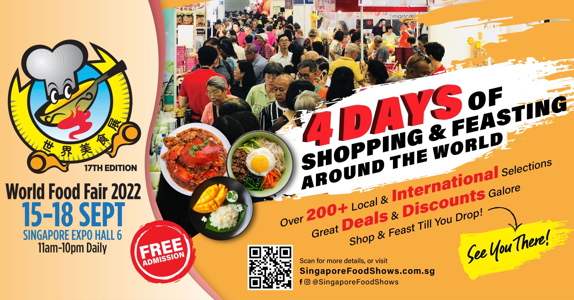 15-18 Sep 2022: World Food Fair 2022 - SG.EverydayOnSales.com