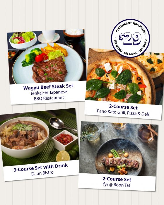 20 Oct 2022 Onward: Chope Restaurant Signatures Exclusive Set Menus ...