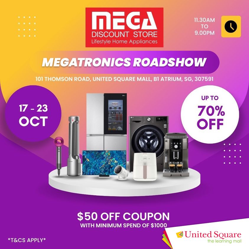 17-23 Oct 2022: Megatronics Roadshow at United Square Shopping Mall ...