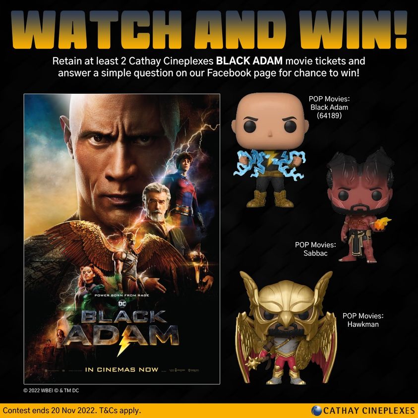 Now till 20 Nov 2022: Cathay Cineplexes Watch and Win Contest - SG ...