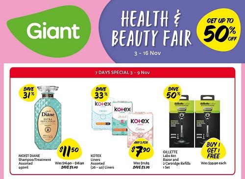 3-16 Nov 2022: Giant Health and Beauty Fair Promotion - SG ...