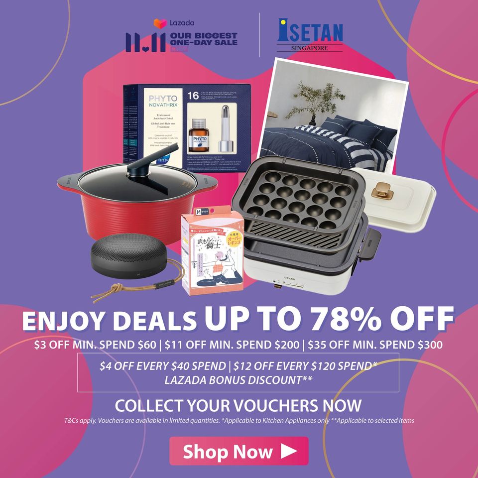 11 Nov 2022 Onward: Isetan 11.11 Sale - SG.EverydayOnSales.com