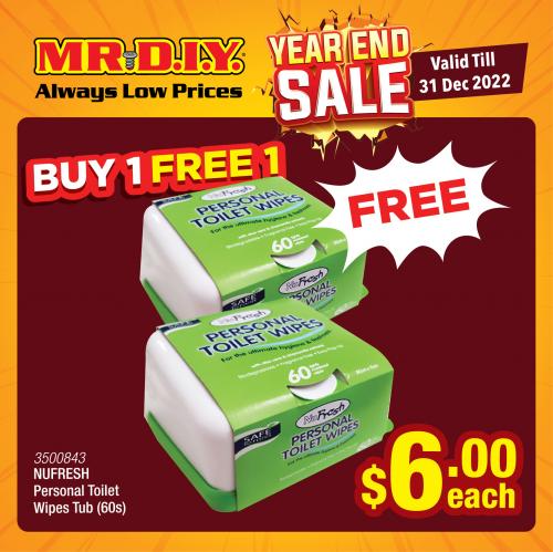 Now till 31 Dec 2022: MR DIY Year End Sale - SG.EverydayOnSales.com