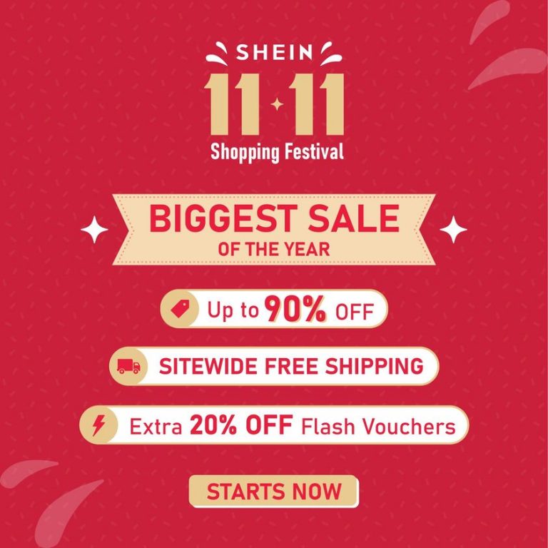 11 Nov 2022: SHEIN 11.11 Shopping Festival Sale - SG.EverydayOnSales.com