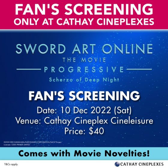 10 Dec 2022: Cathay Cineplexes Fan's Screening - SG.EverydayOnSales.com
