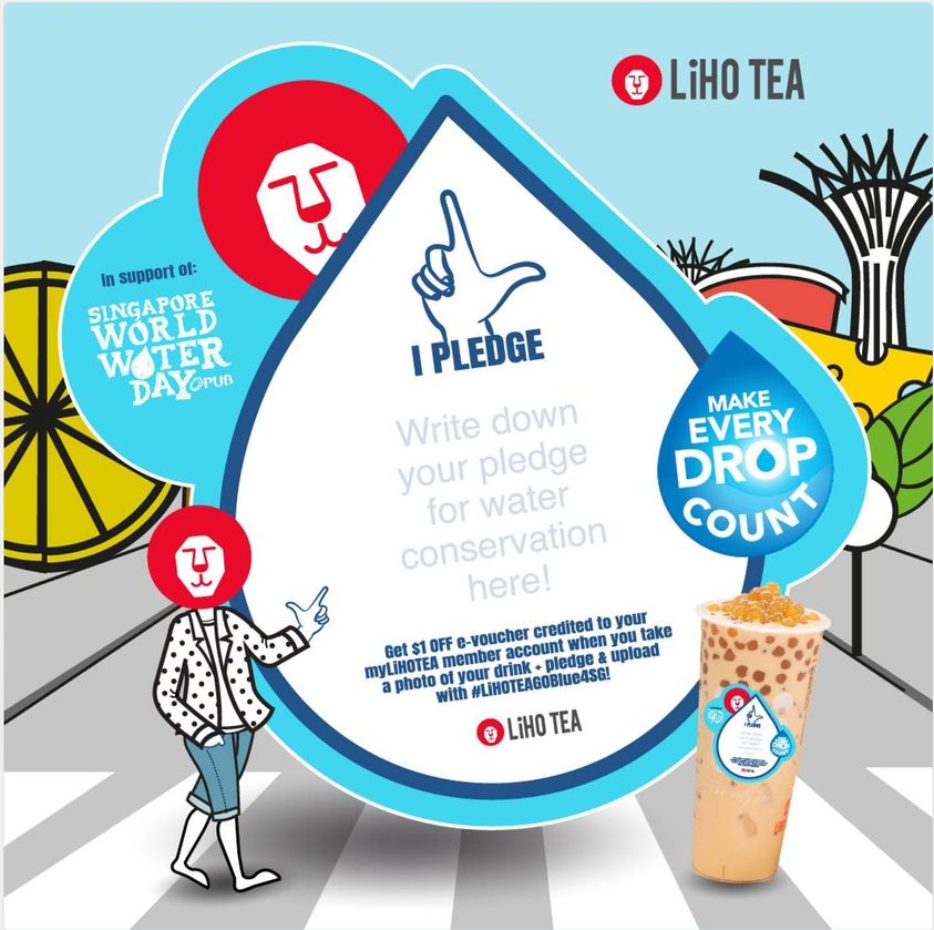 Now Till 20 Aprr 2023 LiHO Singapore World Water Day Deal SG Now Till 20 Aprr 2023 LiHO Singapore World Water Day Deal SG