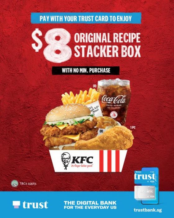 1-30 Apr 2023: KFC Trust Card Promotion - SG.EverydayOnSales.com