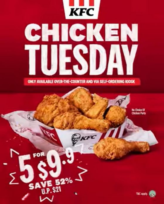 19 Sep 2023 Onward: KFC Chicken Tuesday Promotion - SG.EverydayOnSales.com