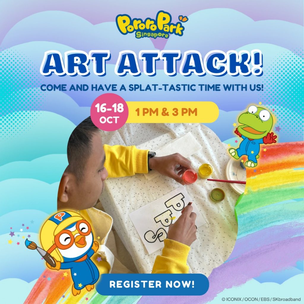 16-18 Oct 2023: Pororo Park Splatter Paint Art Class - SG ...