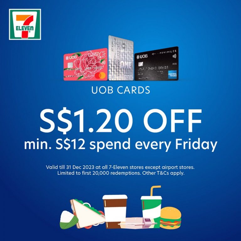 Now till 31 Dec 2023: 7 Eleven Fridays Discounts Promotion with UOB ...