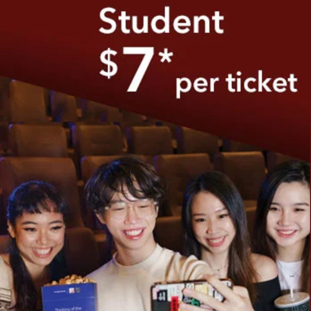 8 Jan 2024 Onward: Golden Village - $7 per Ticket for Student - SG ...