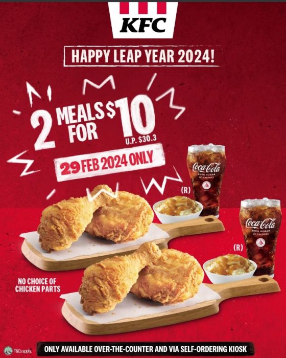 29 Feb 2024: KFC - Leap Year Promo - SG.EverydayOnSales.com