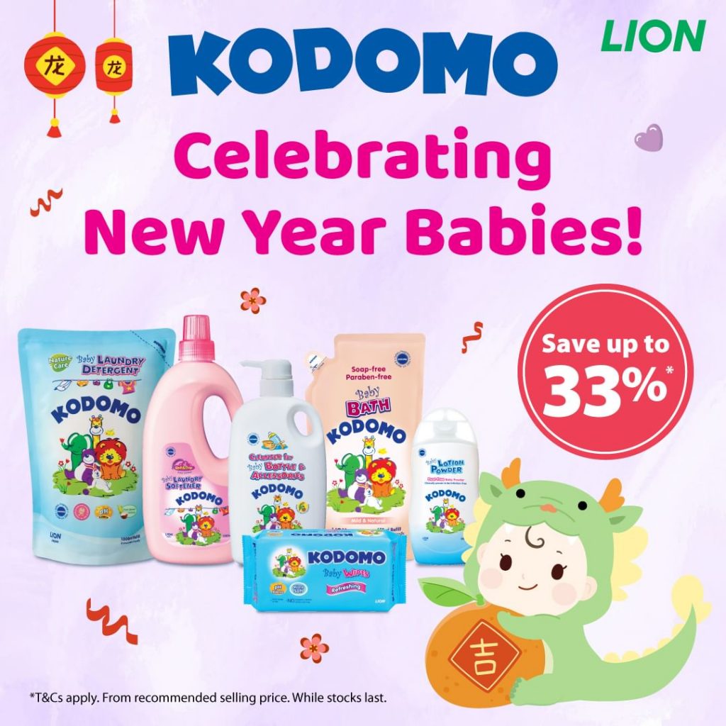 2 Feb 2024 Onward: LION - 33% off on Kodomo Baby Products - SG.EverydayOnSales.com